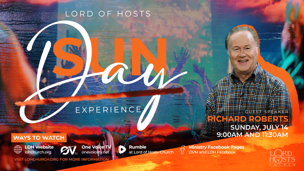 RICHARD ROBERTS AT LORD OF HOSTS CHURCH JULY 14 - Hank + Brenda